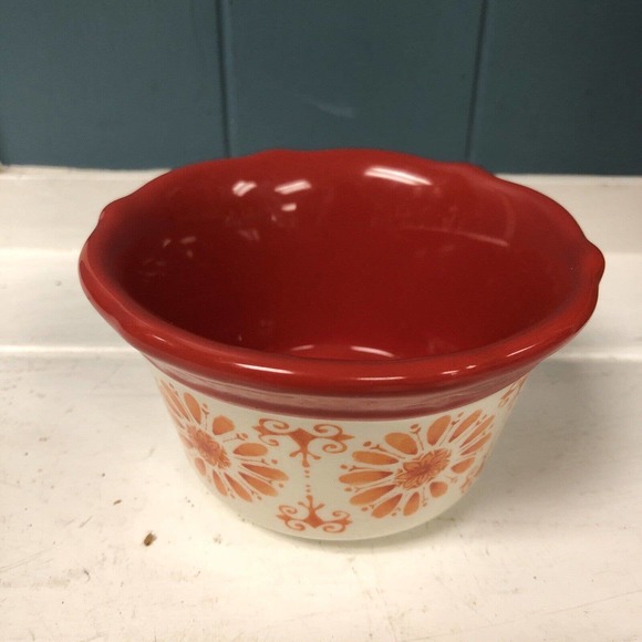 The Pioneer Woman | Dining | Pioneer Woman Stoneware Ramekin Floral ...